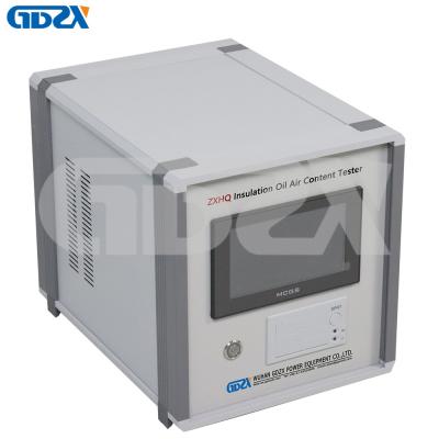 China ZXHQ Insulating Oil Tester Air Content Tester With Short Oil Sample Test Time for sale