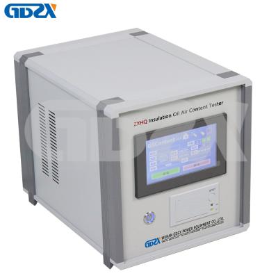China ZXHQ Insulating Oil Tester Air Content Tester With Short Oil Sample Test Time for sale