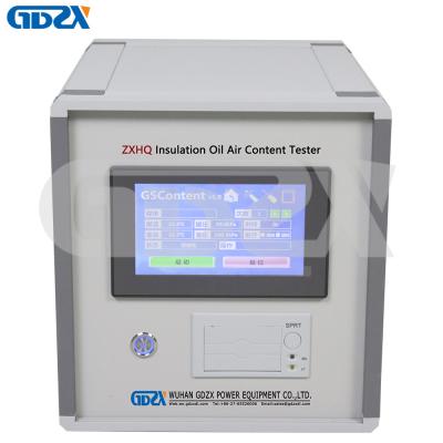 China ZXHQ Insulating Oil Tester Air Content Tester With Short Oil Sample Test Time for sale