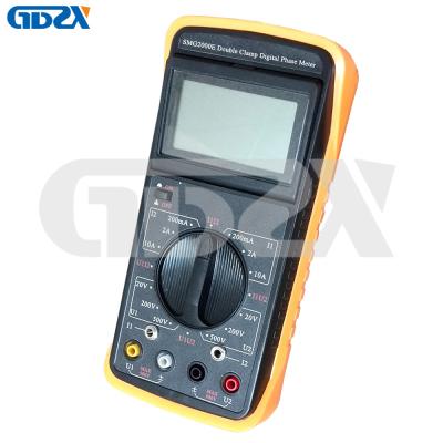 China SMG2000E Factory Direct Sale Portable Digital Display Clamp Phase Volt Ampere Meter for sale