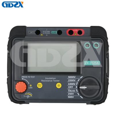 China ZX-3125A CE Certification Hand-held Portable Insulation Resistance Tester for sale