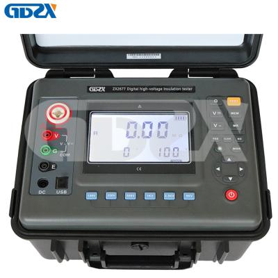 China ZX2677 5KV Digital High-Voltage Insulation Resistance Tester With Strong anti-interference ability for sale