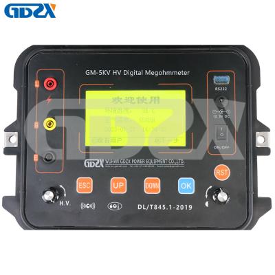 China GM-5kV  Continuously Adjustable Insulation Resistance Meter Tester Digital Megger for sale