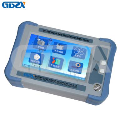 Cina ZX-SBC Cina Prezzo di fabbrica Batteria incorporata Tester di rapporto del trasformatore di alta precisione portatile in vendita