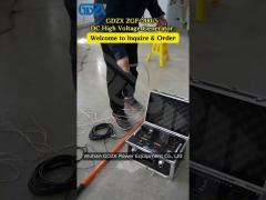 compact dc high voltage test set , electronic test equipment