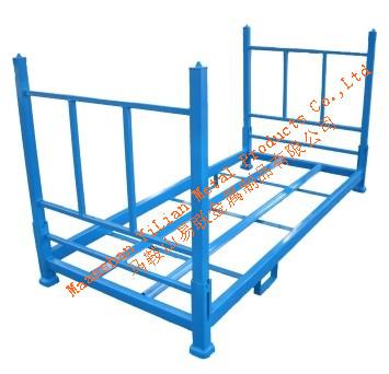 China Powder coated heavy duty collapsible tire rack for sale