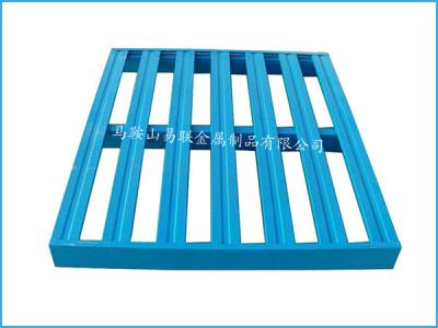 China 2-way forklift powder coated warehouse metal pallet for sale