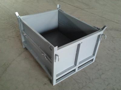 China Durable and stackable solid metal warehouse container for sale