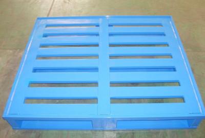 China Four entry double faced steel storage pallet for sale