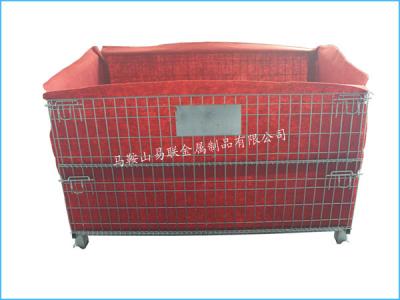 China wire mesh container within the felt for sale