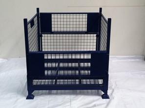 China Industrial folding metal steel storage cage for sale