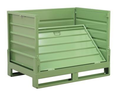 China Industrial folding metal steel storage cage for sale