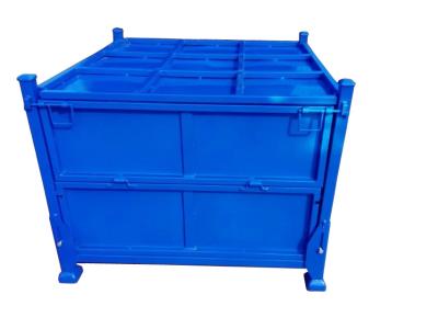 China Manufacturer Steel Powder Coated Collapsible Storage Box Pallet for sale
