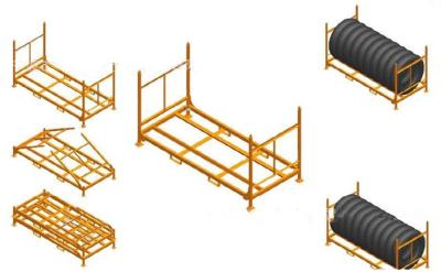 China High Quality Steel Collapsible Stacking Rack for Warehouse Used for sale