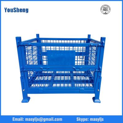 China Heavy Duty Collapsible Steel Pallet Cage for sale