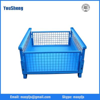 China Substantial metal welded wire mesh storage box for sale