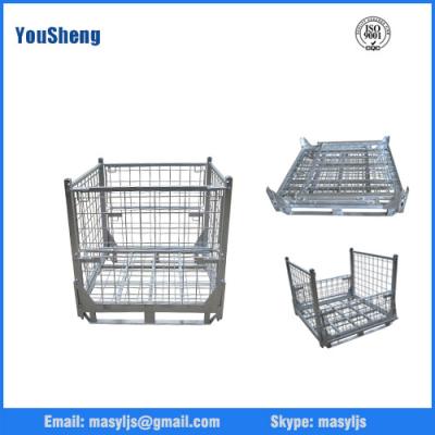 China Stackable Storage Container, Wire Mesh Container, Metal Container for sale