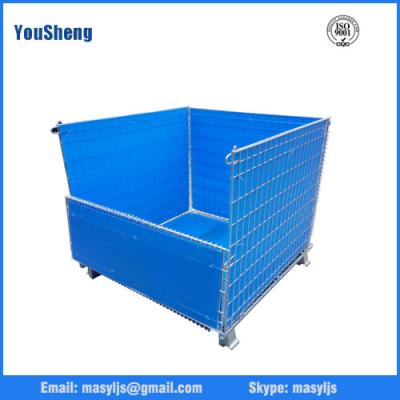China Customized Qualified Collapsible Rolling Metal Wire Mesh Storage Cage for sale