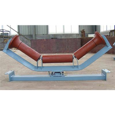 China High Quality Low Tolerance Belt Conveyor Rollers Friction Self-aligning Conveyor Idler for sale