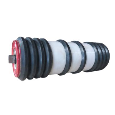 China High Quality Low Tolerance Belt Conveyor Rollers Rubber Disc Return Rollers for sale