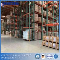China Selective Pallet Racking System 2500-15000mm Height 500-3000kg Capacity Warehouse Storage for sale