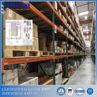 China RMI Certified Teardrop Pallet Rack Heavy Duty Steel 7000lbs Capacity Custom Sizes for sale
