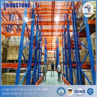 China Double Deep Pallet Rack System 2500-15000mm Height 500-3000kg Capacity Industrial Storage for sale