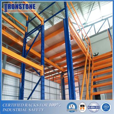 China Multirijrek Gesteund Mezzanine Vloer het Rekken Systeem Te koop