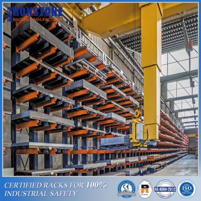China Highly Visible Material Handling Heavy Duty Cantilever Racking System For Bulky Storage for sale