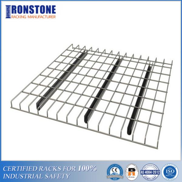 Estantería del estante de la plataforma de Warehouse con el alambre galvanizado Mesh Decks For Storage