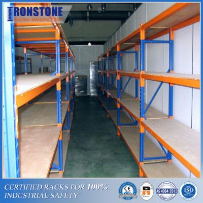China Adjustable Multi Level Long Span Shelving For Light And Medium Duty Storage for sale