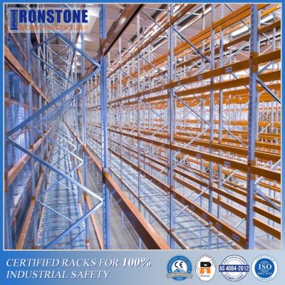 China ODM Very Narrow Aisle Racking System RMI Warehouse Pallet Racking System for sale