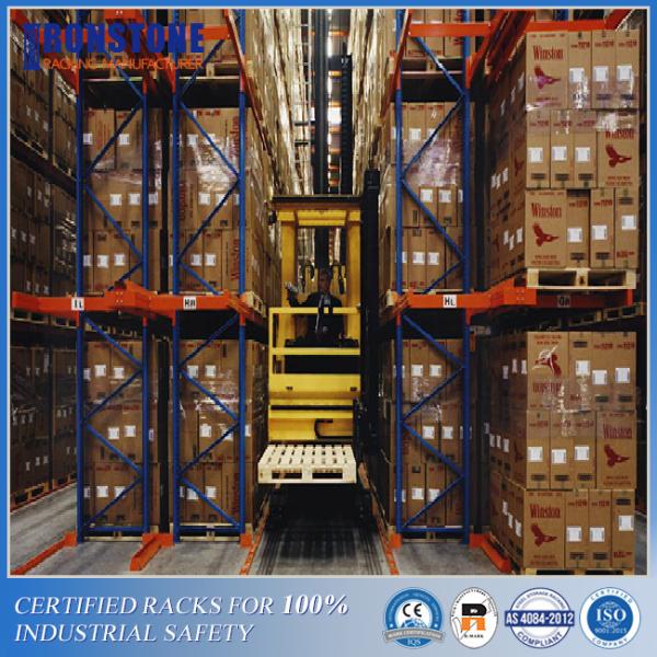 Sistema eficiente del tormento de la utilización VNA del espacio para el almacenamiento de Warehouse