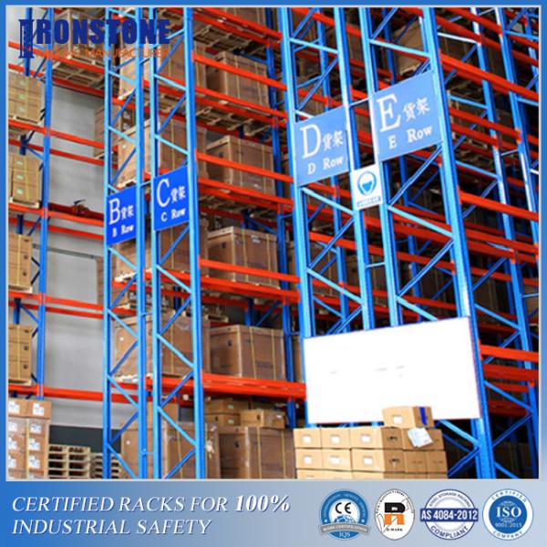Sistema eficiente del tormento de la utilización VNA del espacio para el almacenamiento de Warehouse