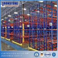 China Heavy-Duty Push Back Pallet Rack System - 500-3000kg Capacity, 2-15 Tiers, High-Density LIFO Storage for sale