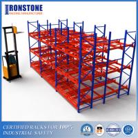 China 2-6 Deep Push Back Pallet Rack System | High-Density LIFO Storage for Industrial Warehouses for sale