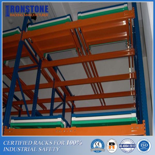Het Rekken van LIFO Live Storage Push Back Pallet met Veelzijdigheid en Hoge Verenigbaarheid
