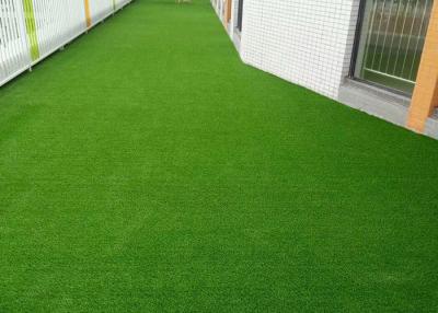 China Natural Color Fake Green Grass , ESTO Certificated Four Tones Astro Turf Carpet for sale