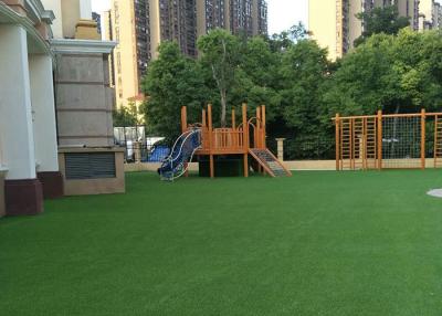 China 3 / 8 ” Outdoor Artificial Turf For Landscape 30mm 16800 Density 12000 Dtex for sale