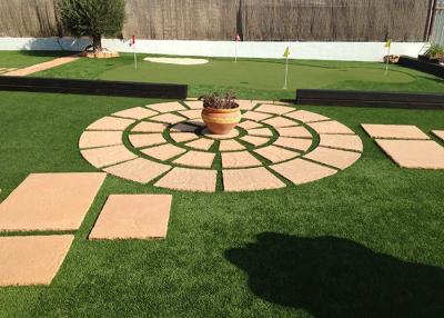 China Soft Lush Luxury Artificial Grass , Smooth Indoor Cool Artificial Grass for sale