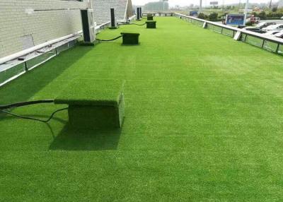 China Four Colors Artificial Turf Rug For Garden , Economy Lively Green Fake Grass Lawn for sale