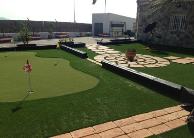 China Low Maintenance Golf Synthetic Grass , No Fertilizing Artificial Putting Turf for sale