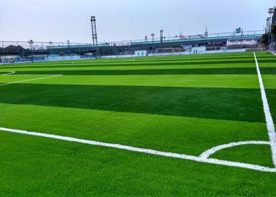 China Low Friction Soccer Artificial Turf , Artificial Grass Mat CE / RoHS Certificated for sale