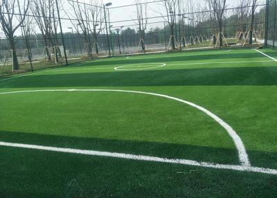 China 50mm Artificial Grass Rug , C Shape Athletic Artificial Turf SBR Glue Coating for sale