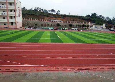 China FIFA Standard Synthetic Lawn Grass , Diamond Shape Football Astro Turf for sale