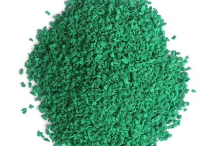 China Colored Healthy Artificial Grass Tools , Small Rubber Granule Infilling Synthetic Grass Tools for sale