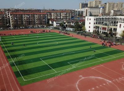 China Durable No Dazzling Outdoor Sports Artificial Grass With UV Resistant for sale