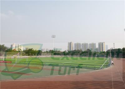 China Vivid Color Artificial Grass Projects / Fake Turf Grass With Logo Customization for sale