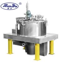 China PLD Bag Pulling Scraper Bottom Discharge PFA Lined Centrifuge for Formic Acid 1250mm Basket for sale