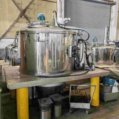 Cina centrifuga 1200rpm di scarico del fondo di 130kg 11kw con la trazione della borsa in vendita